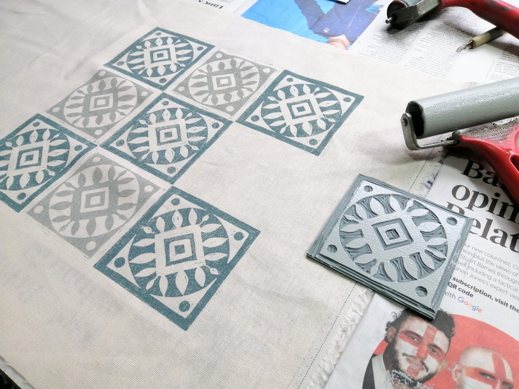 9 Block Panel - Lino Cutting and Printing with Louise Nichols ⋆ ...